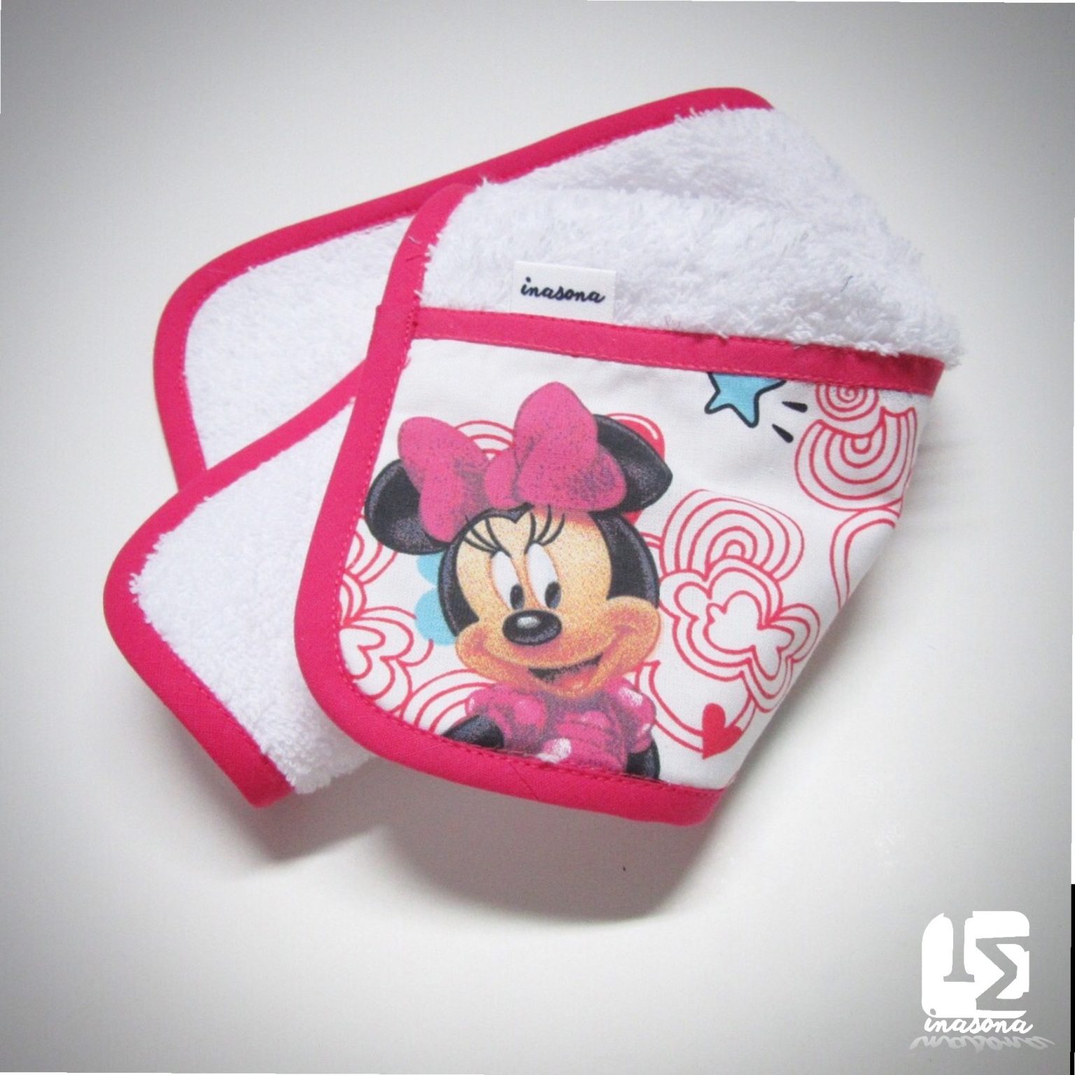 Toalla Aseo Minnie. Toallas Infantiles. Toallas Personalizadas.